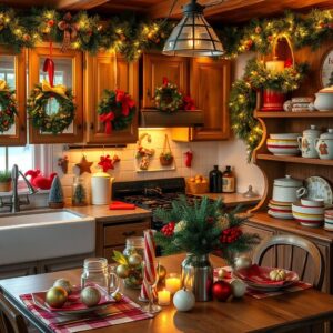 9 Ways to Create a Festive Kitchen | Holiday Guide - Laura Decorating