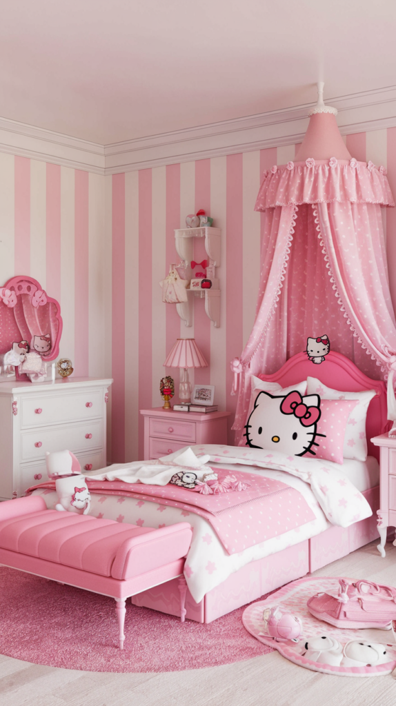 10 Hello Kitty Bedroom Ideas for a Cute and Playful Space - Laura ...
