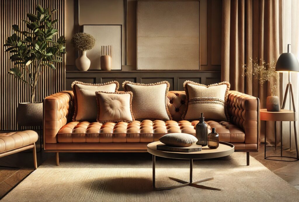 15 Stylish Brown Couch Living Room Decor Inspirations - Laura Decorating