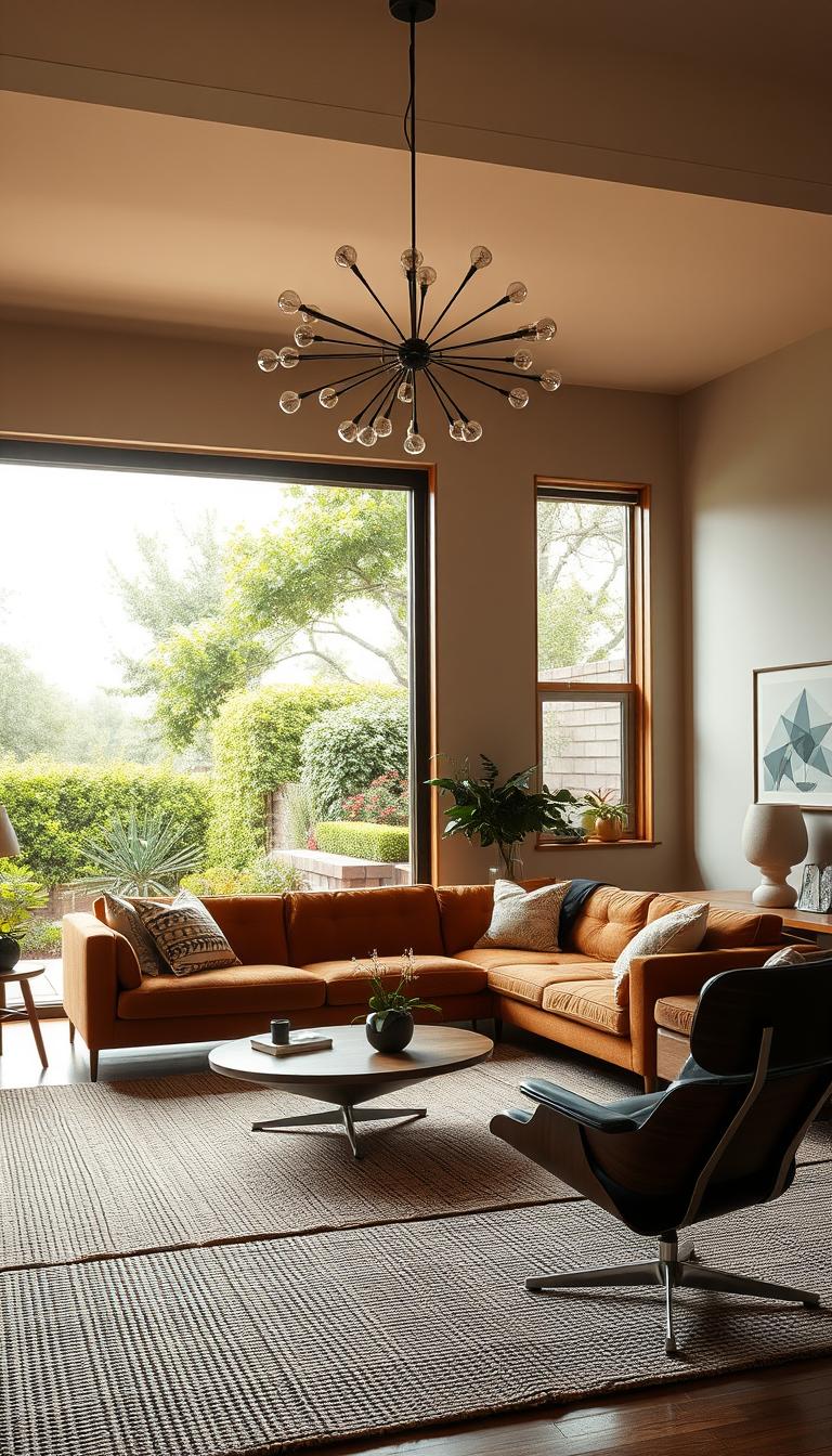 10 Mid Century Modern Living Room Designs – Laura Decorating