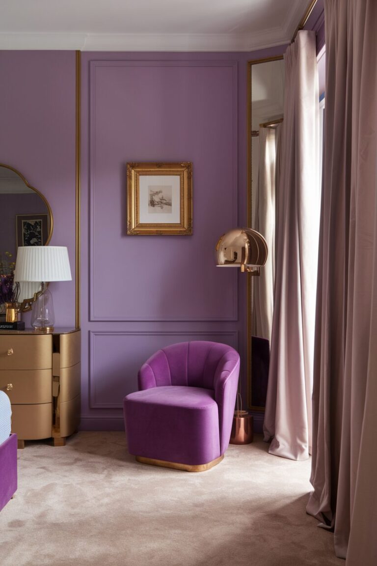 Inspiring Purple Bedroom Makeover Ideas - Laura Decorating